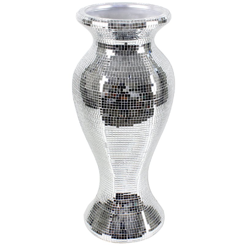 SILVER ART MIRROR VASE : Lesser & Pavey