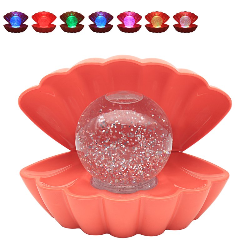 SEASHELL GLITTER LAMP CORAL : Lesser & Pavey