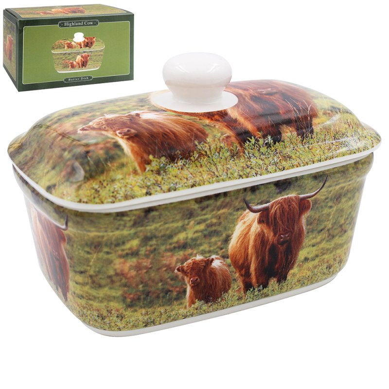 COW & CALF BUTTER DISH : Lesser & Pavey