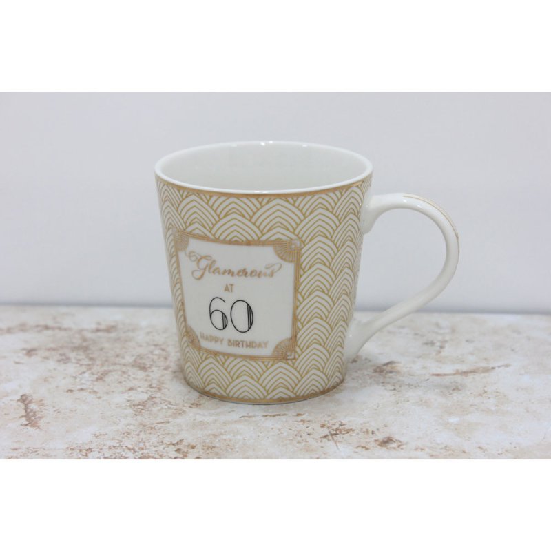 HAPPY 60TH BIRTHDAY MUG : Lesser & Pavey