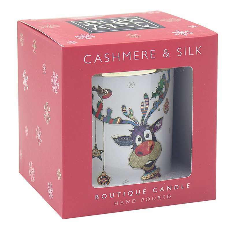 XMAS BUG ART RUDOLPH CANDLE : Lesser & Pavey