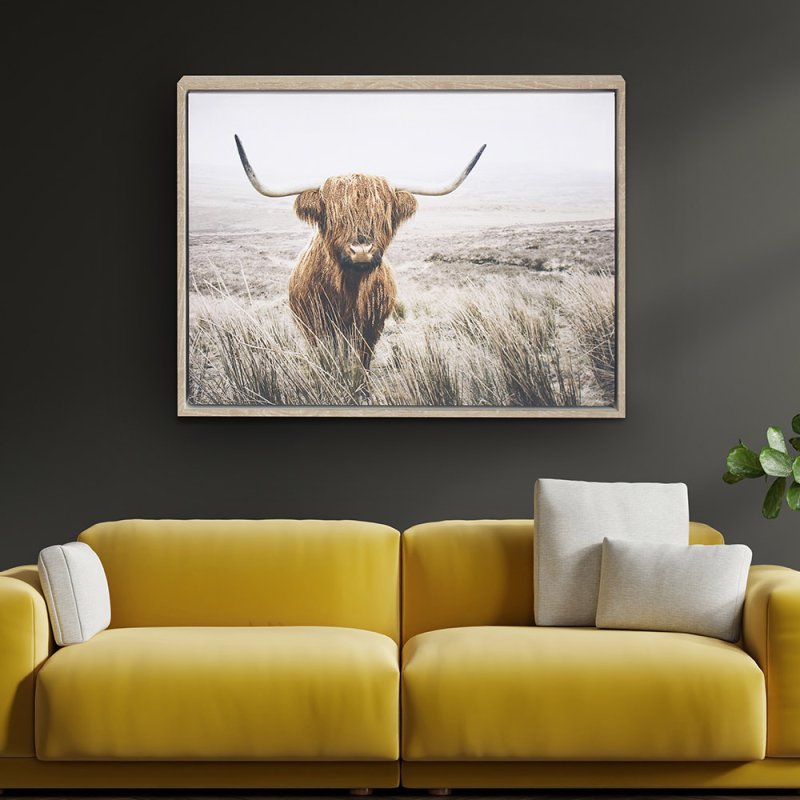 HIGHLAND COW WALL ART : Lesser & Pavey