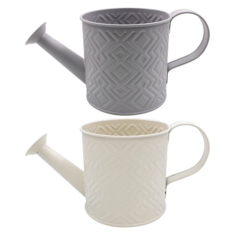 GEOMETRIC WATERING CAN 2 ASST : Lesser & Pavey