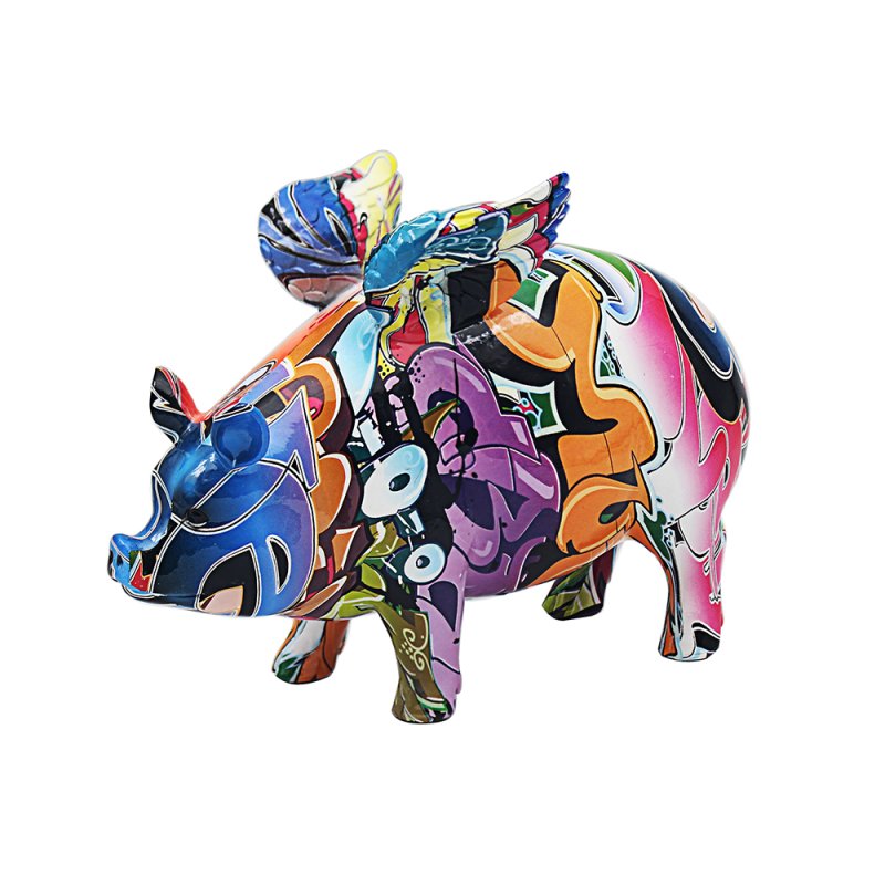 GRAFFITI FLYING PIG : Lesser & Pavey