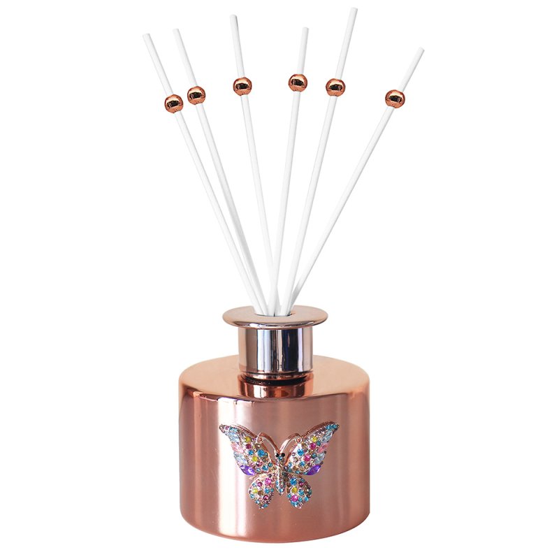 ROSE GOLD DIFFUSER BFLY 200ML : Lesser & Pavey
