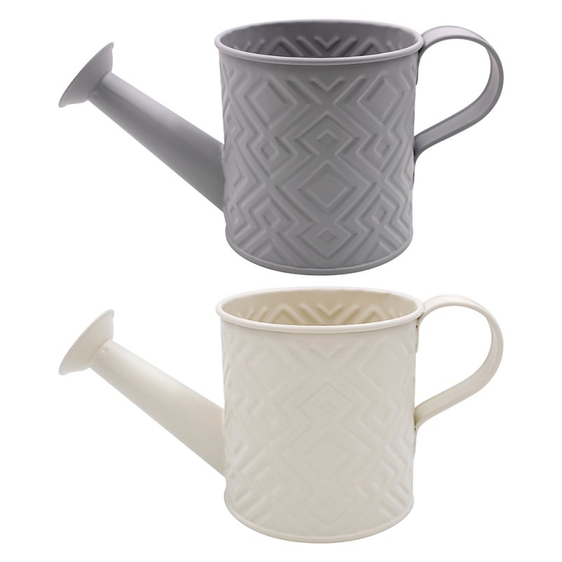GEOMETRIC WATERING CAN 2 ASST : Lesser & Pavey
