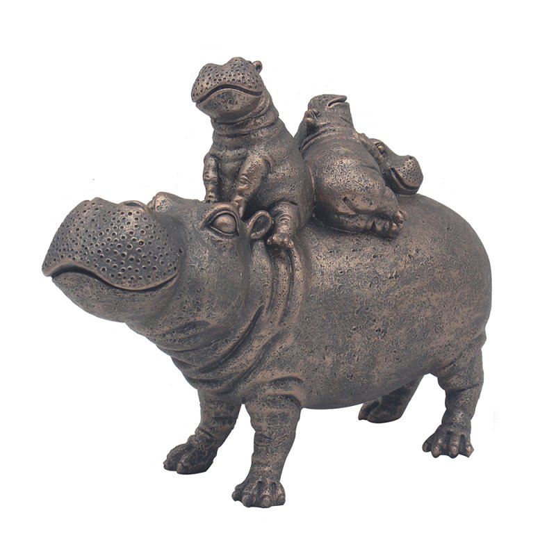 HAPPY HIPPO WITH BABIES : Lesser & Pavey