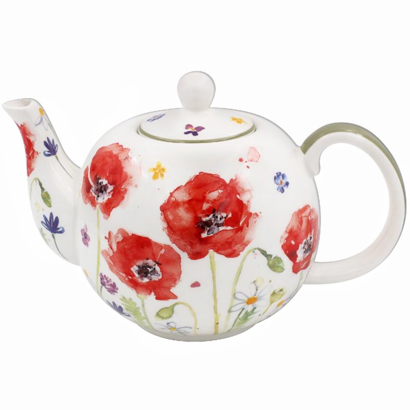 POPPY FIELD TEAPOT : Lesser & Pavey
