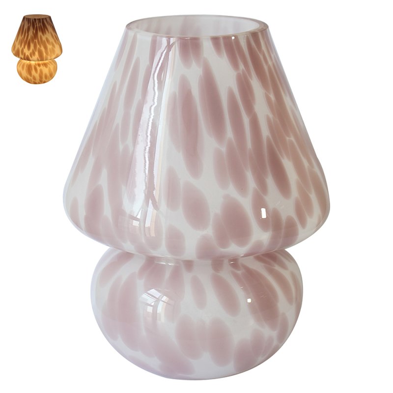 LED LAMP GLASS PURPLE : Lesser & Pavey