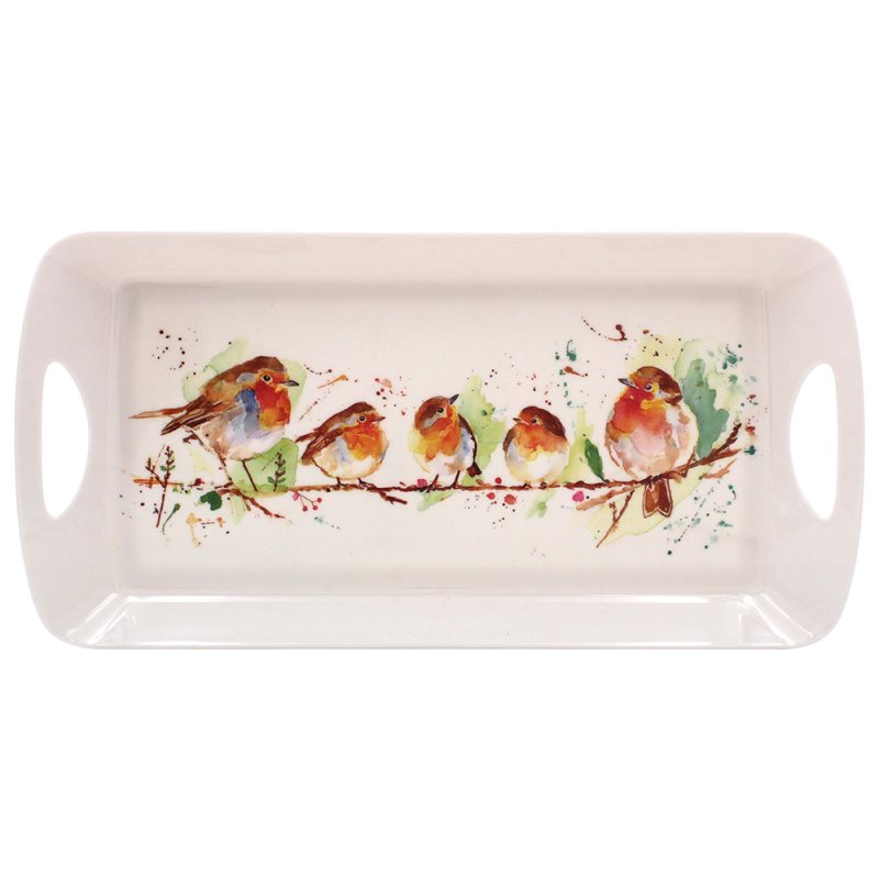 WINTER ROBIN TRAY MEDIUM : Lesser & Pavey