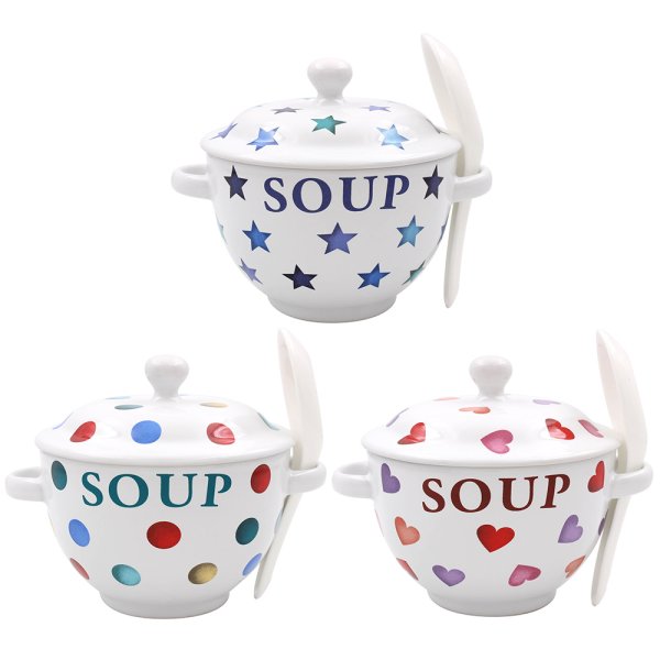 SOUP BOWLS : Lesser & Pavey