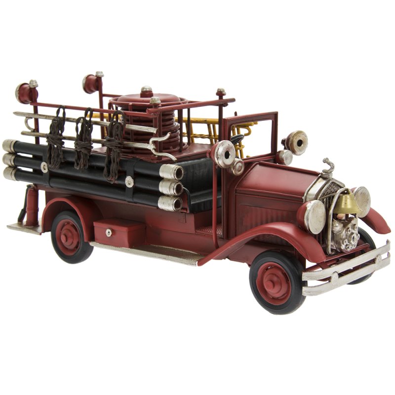 VINTAGE RED FIRE ENGINE : Lesser & Pavey