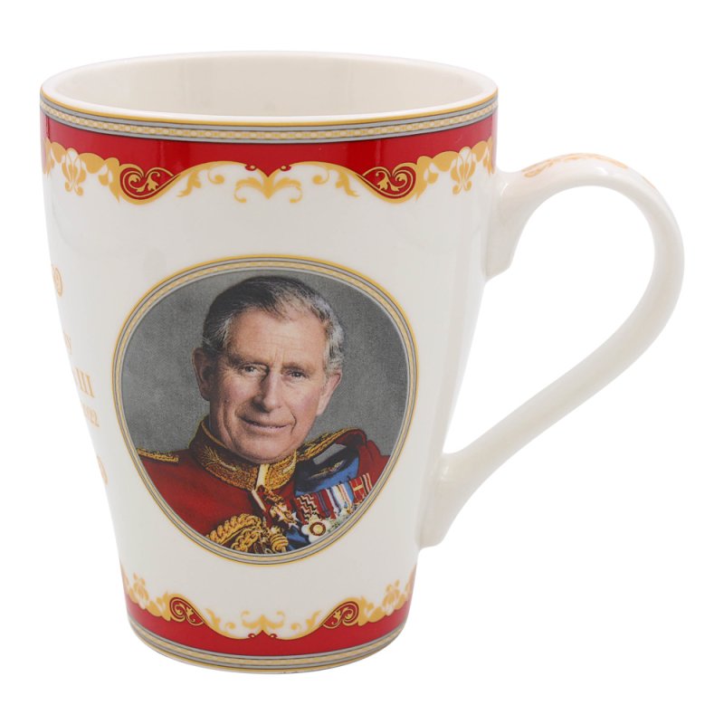 HM KING CHARLES III MUG : Lesser & Pavey