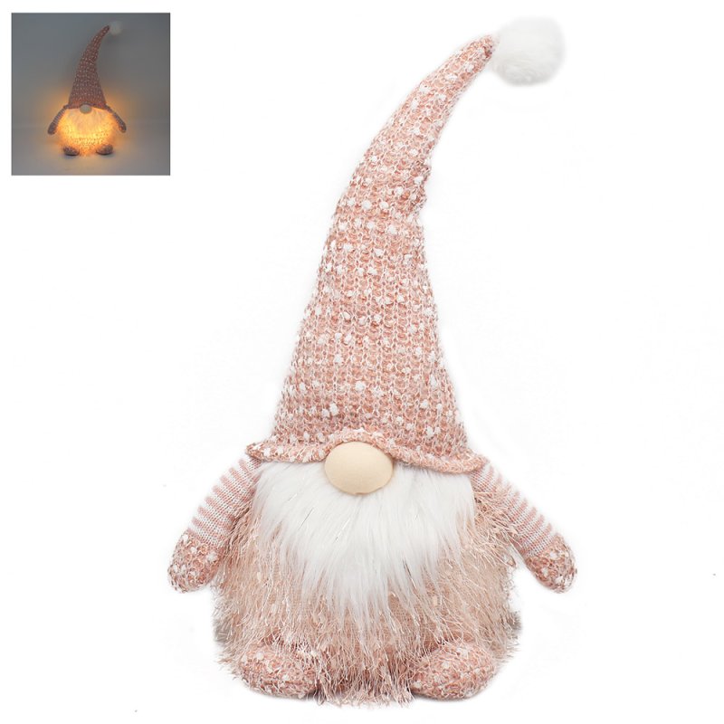 PINK GONK WITH LED LIGHT 50CM : Lesser & Pavey