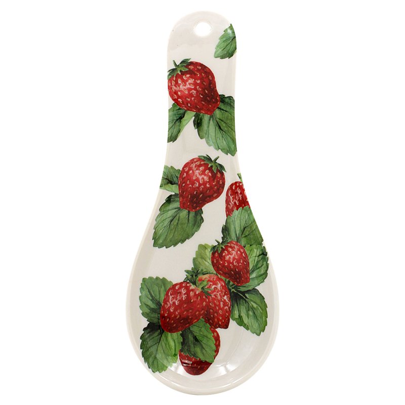 STRAWBERRY FIELD SPOON REST : Lesser & Pavey