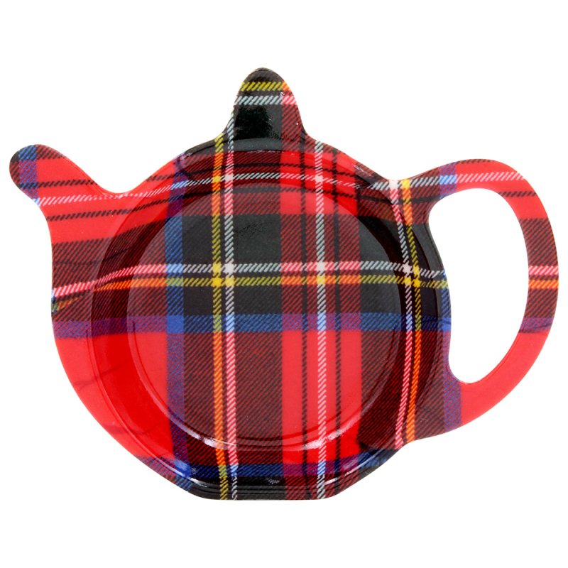 TARTAN TEA BAG TIDY : Lesser & Pavey