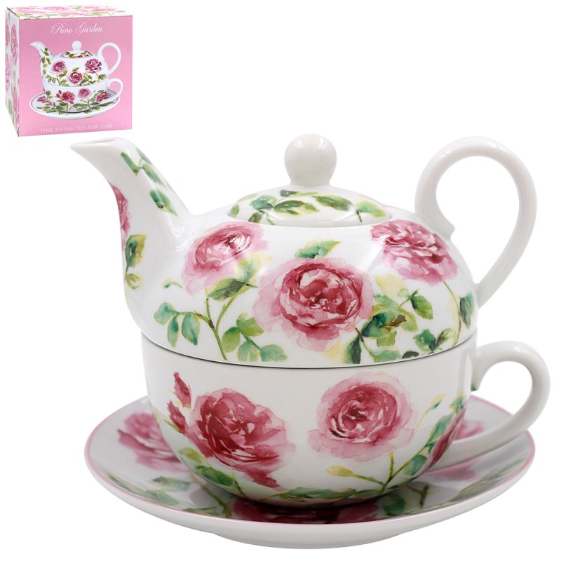 ROSE GARDEN TEA FOR ONE : Lesser & Pavey