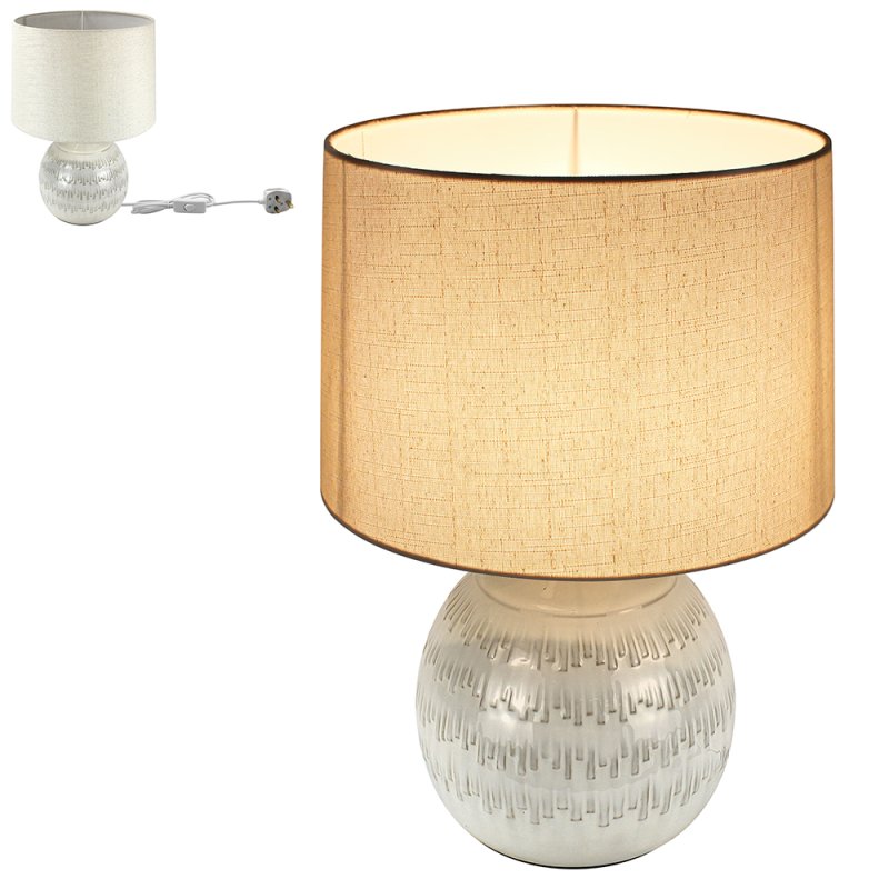 TABLE LAMP WITH SHADE : Lesser & Pavey