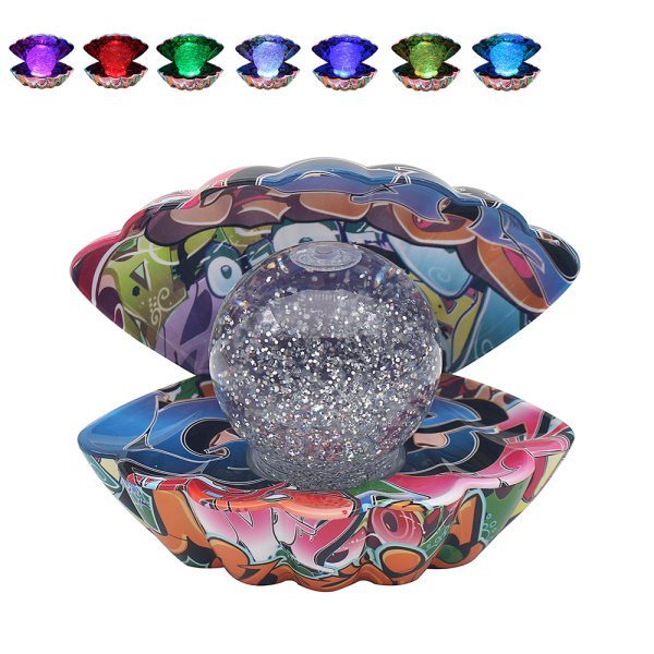 SEA SHELL & GLITTER LAMPS : Lesser & Pavey