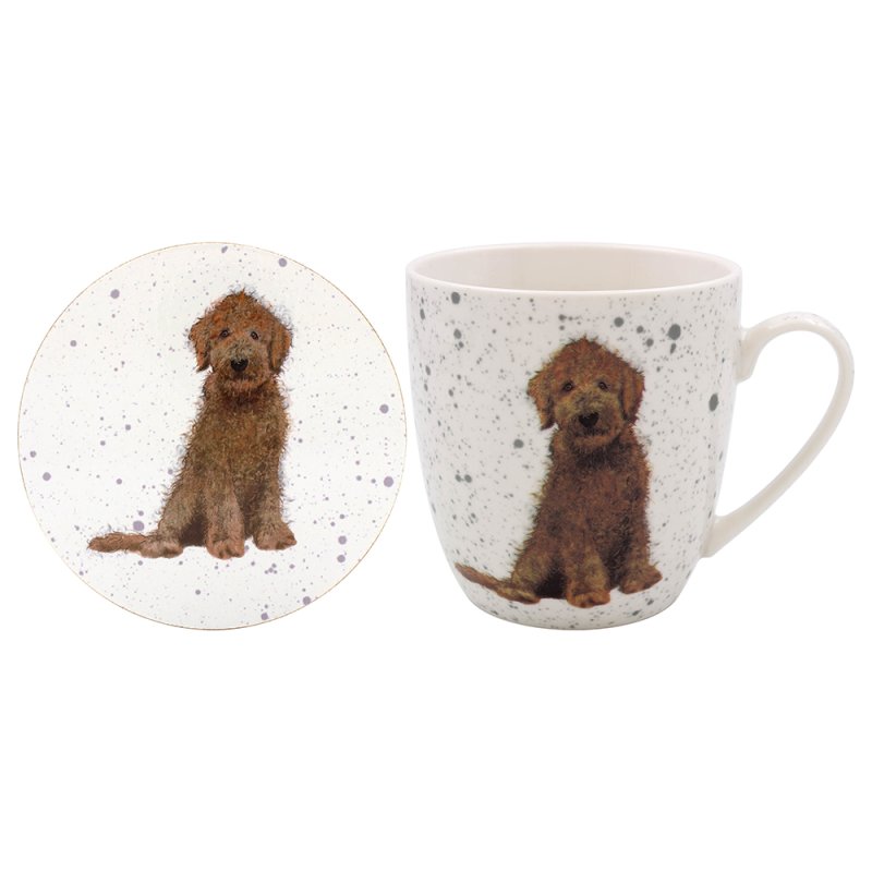 COCKAPOO MUG, COASTER & TRAY : Lesser & Pavey