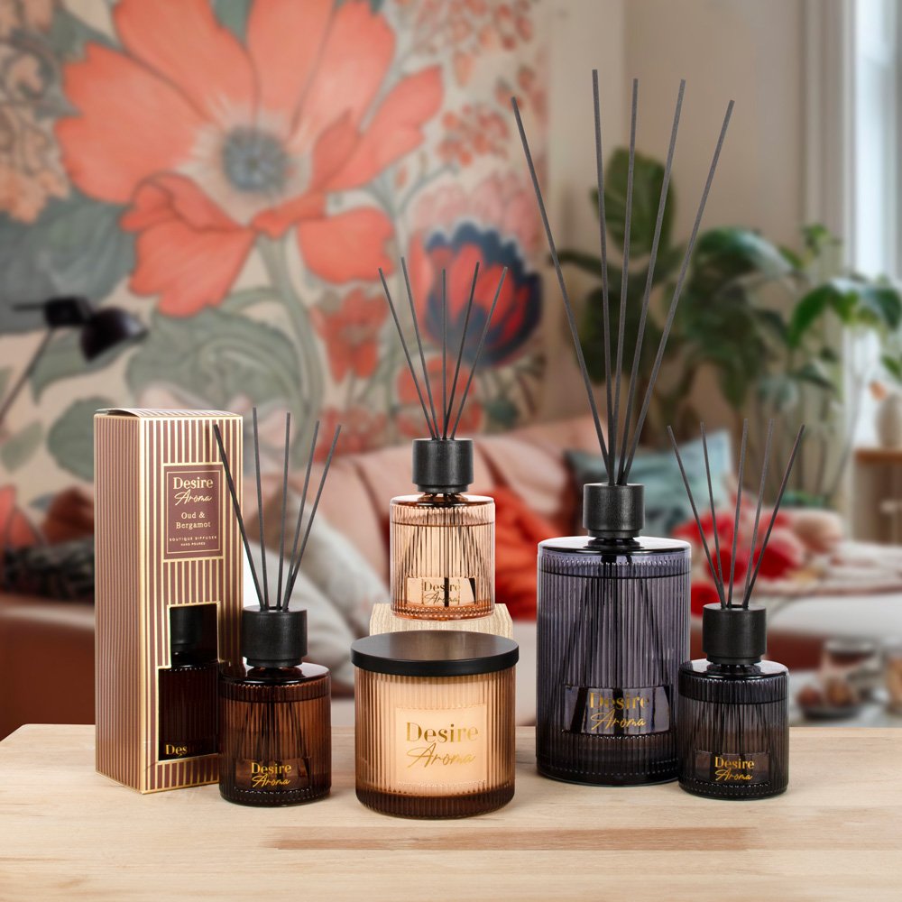 DESIRE DIFFUSERS & SOY CANDLE JARS : Lesser & Pavey