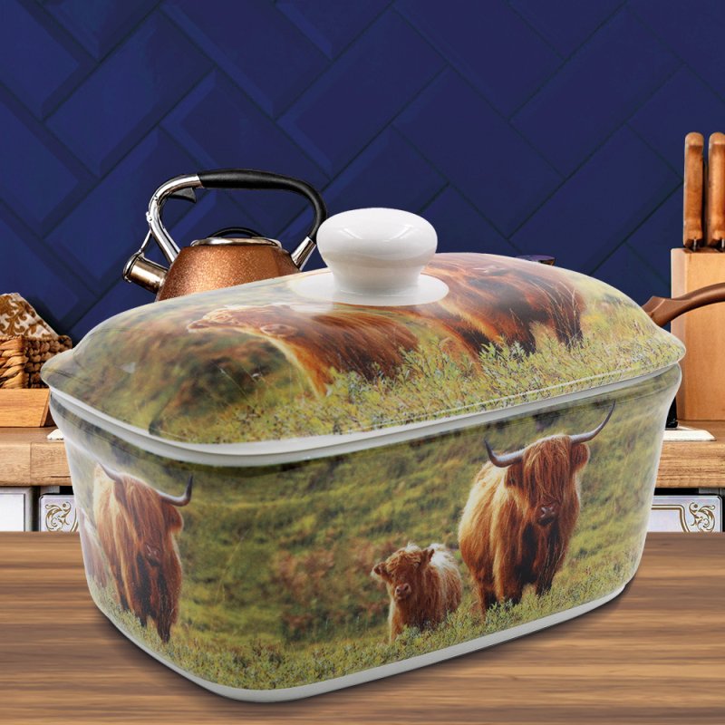 COW & CALF BUTTER DISH : Lesser & Pavey