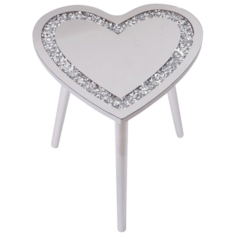 CRYSTAL HEART TABLE 38X38X40 : Lesser & Pavey