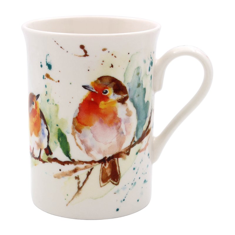 WINTER ROBIN MUG : Lesser & Pavey