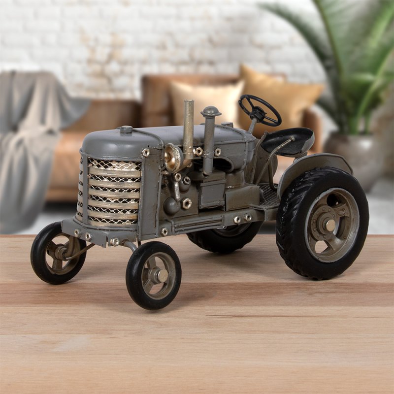VINTAGE GREY TRACTOR : Lesser & Pavey