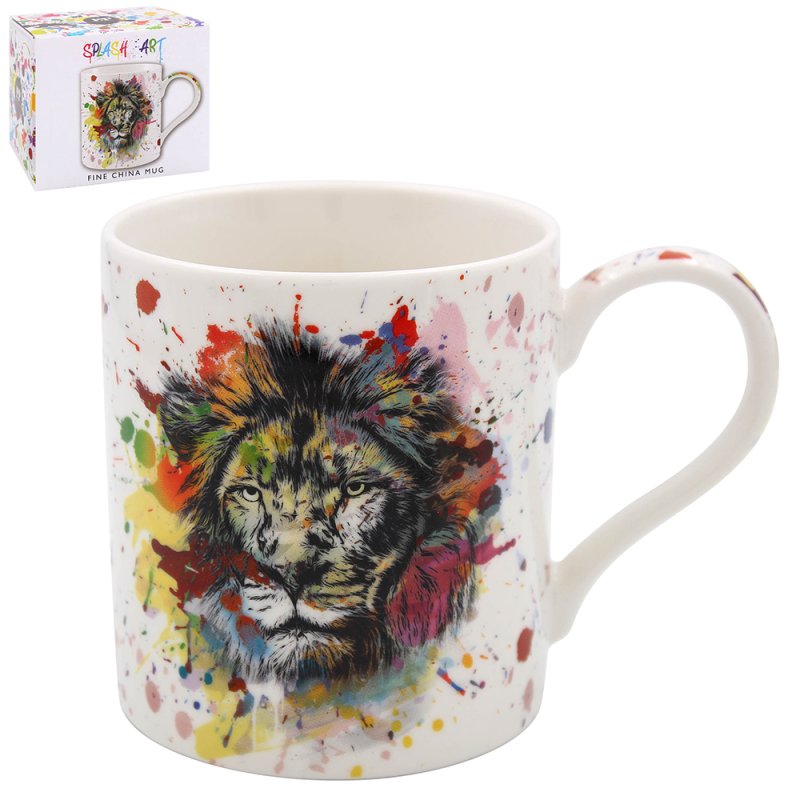 GRAFFITI LION MUG : Lesser & Pavey