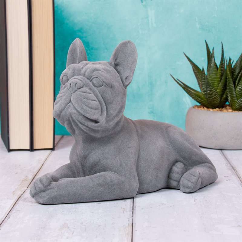 GREY VELVET FRENCH BULLDOG : Lesser & Pavey