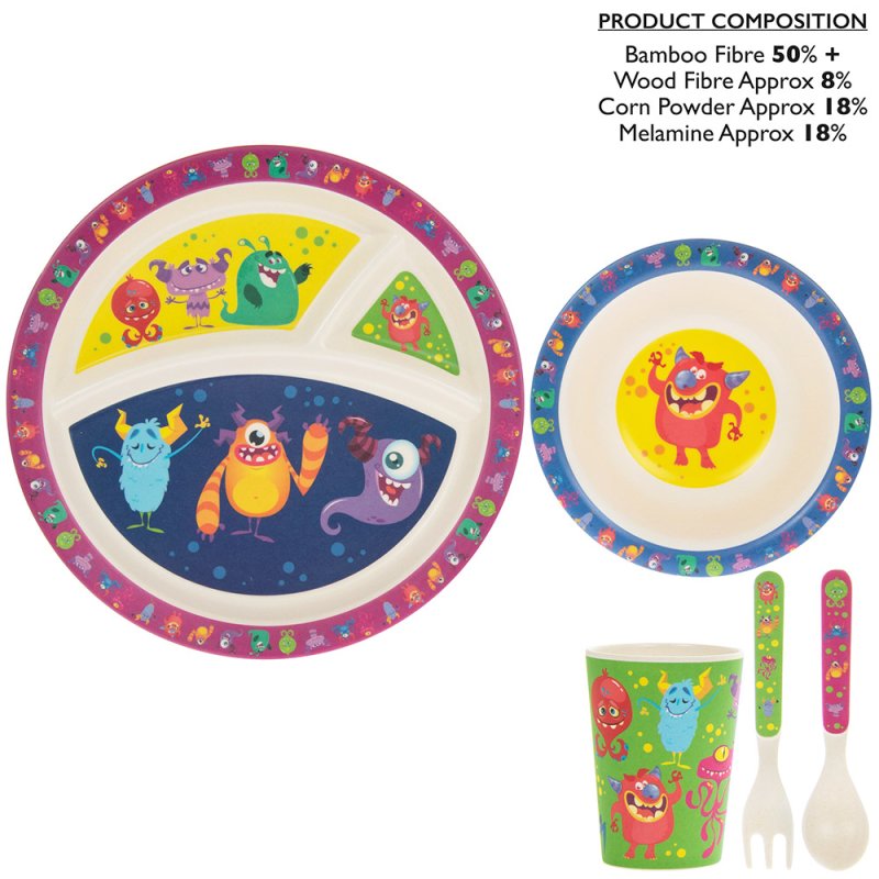 BAMBOO EATING SET MONSTERS : Lesser & Pavey