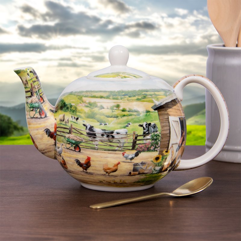 FARMHOUSE TEAPOT : Lesser & Pavey